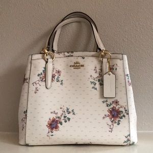 Coach | Bags | Coach Floral Satchel Mini Crossbody Bag | Poshmark